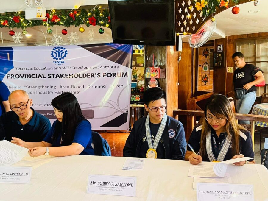 TESDA hosts the Provincial Stakeholders Forum on the subject ...