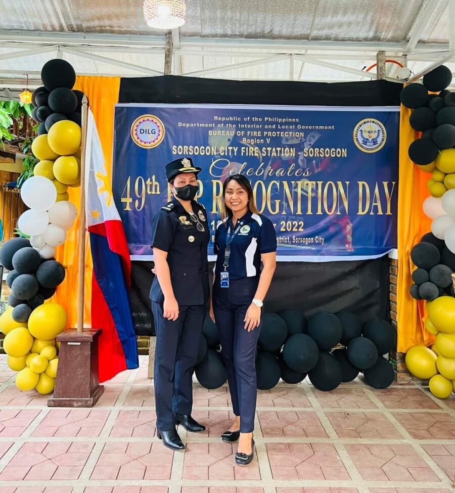 The Bureau of Fire Protection Sorsogon City awarded a Certificate of ...